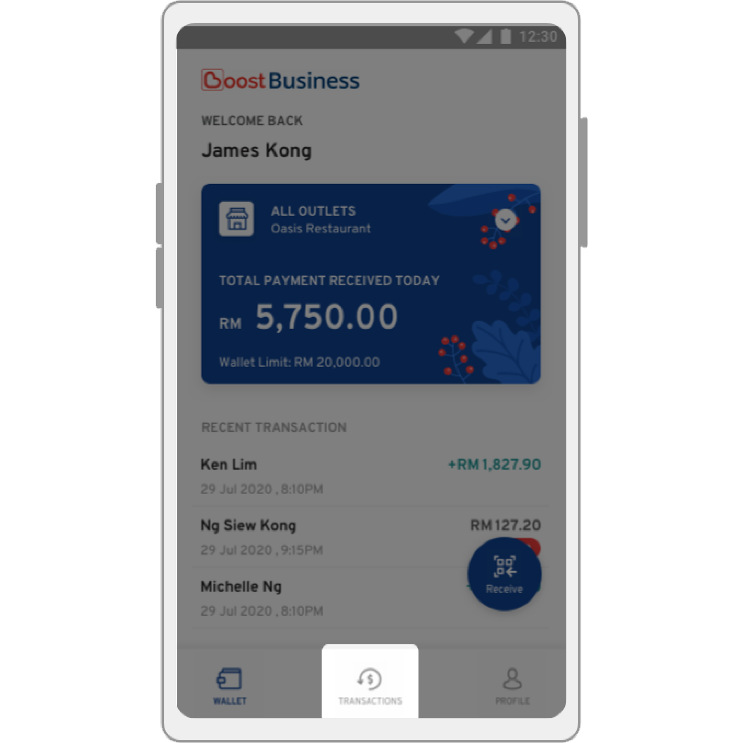 Sales History | Boost