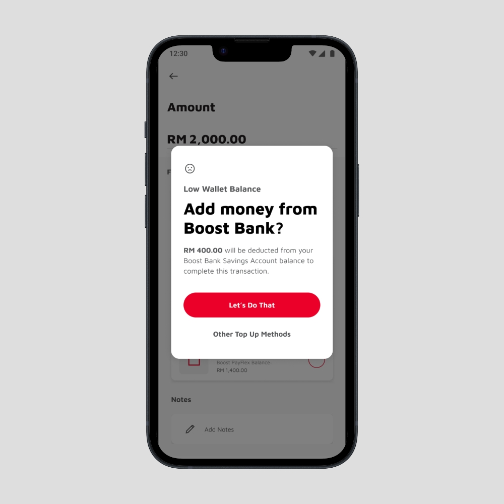 Boost Bank - Features Auto Add Money | Boost