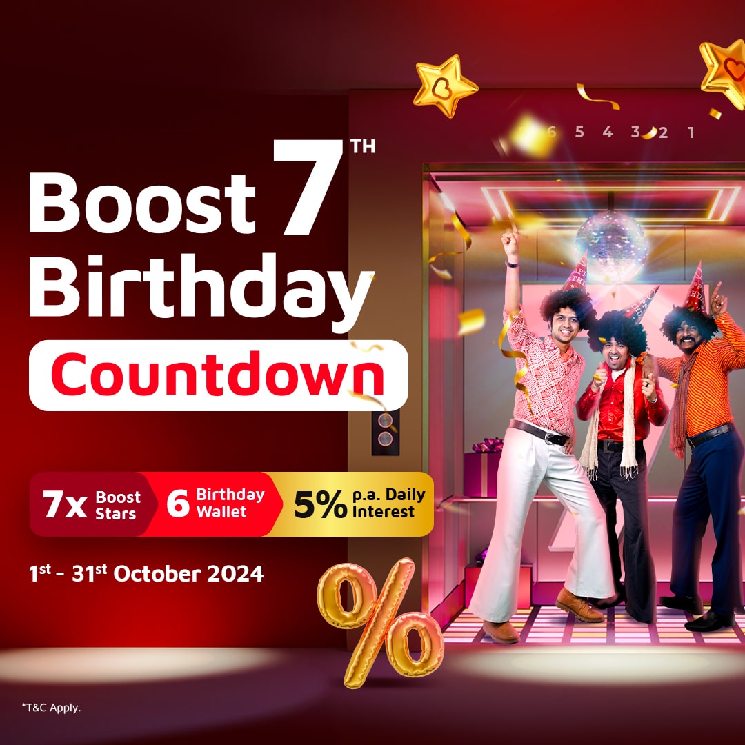 Boost 7th Birthday Countdown | Boost