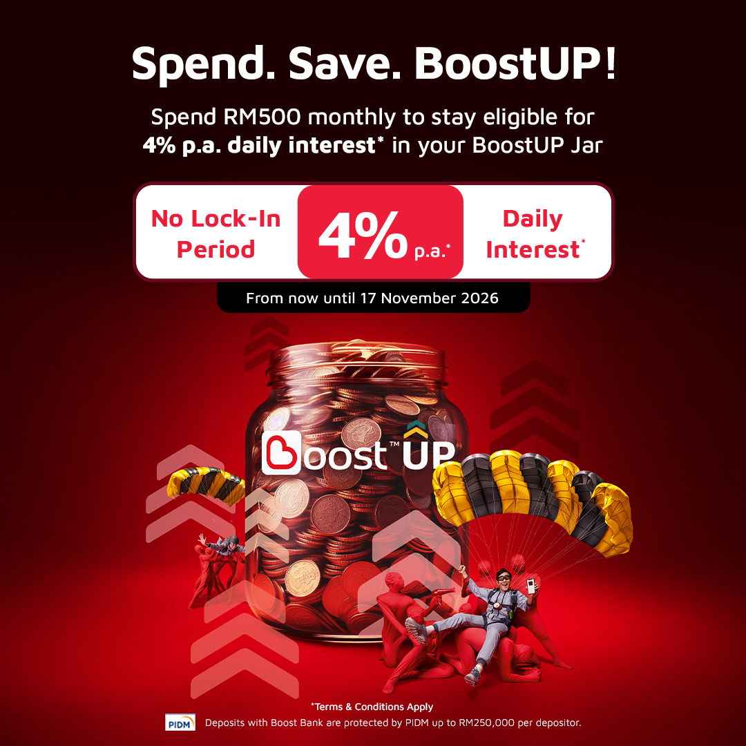 Spend, Save and BoostUP! | Boost